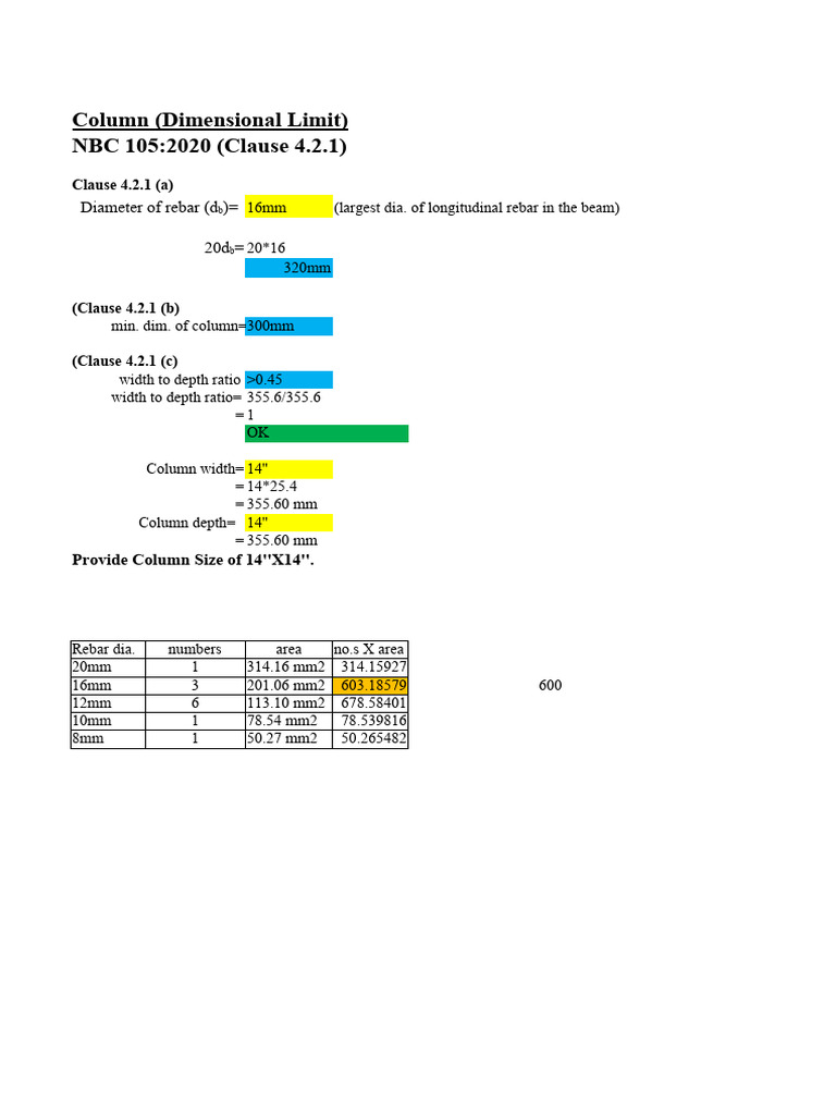 Preliminary Design of Slab Beam and Column | PDF