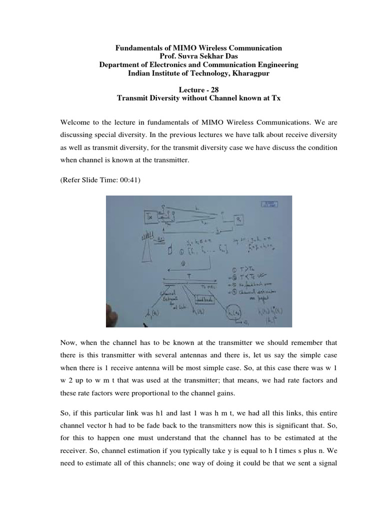 Lec 28 | PDF | Telecommunications Engineering | Electronics