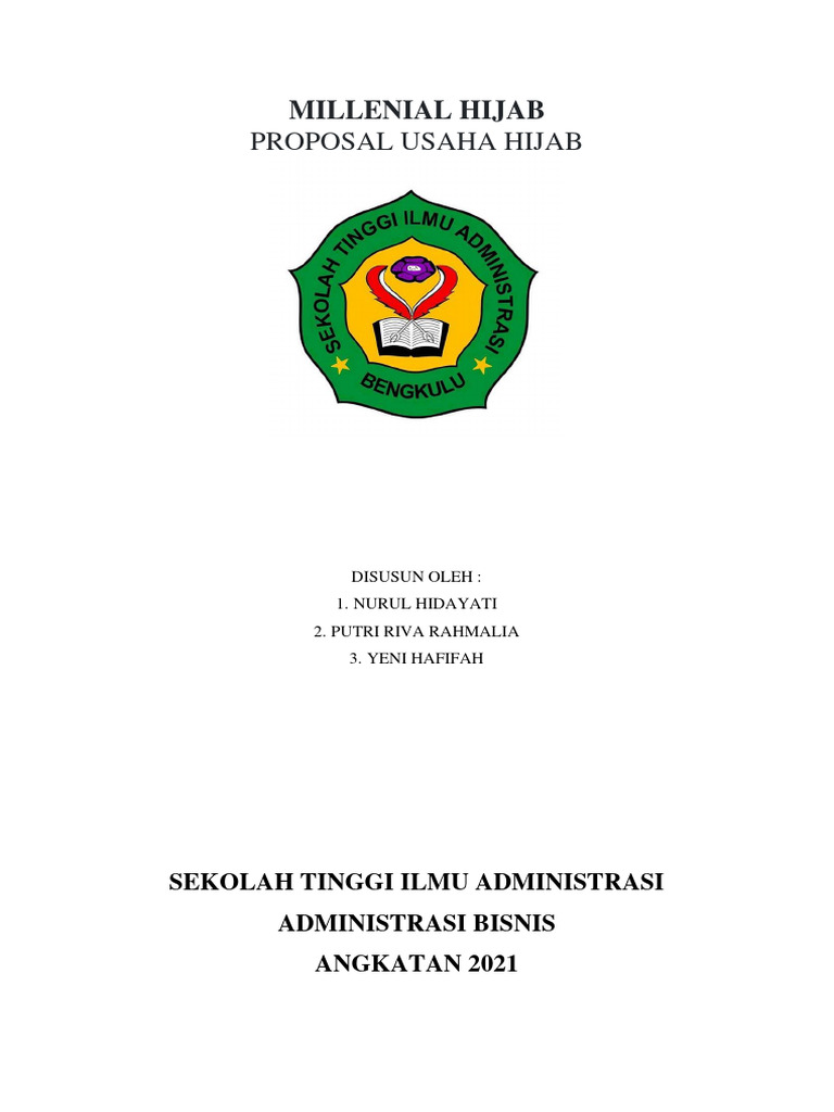 Proposal Usaha Hijab | PDF | Bisnis