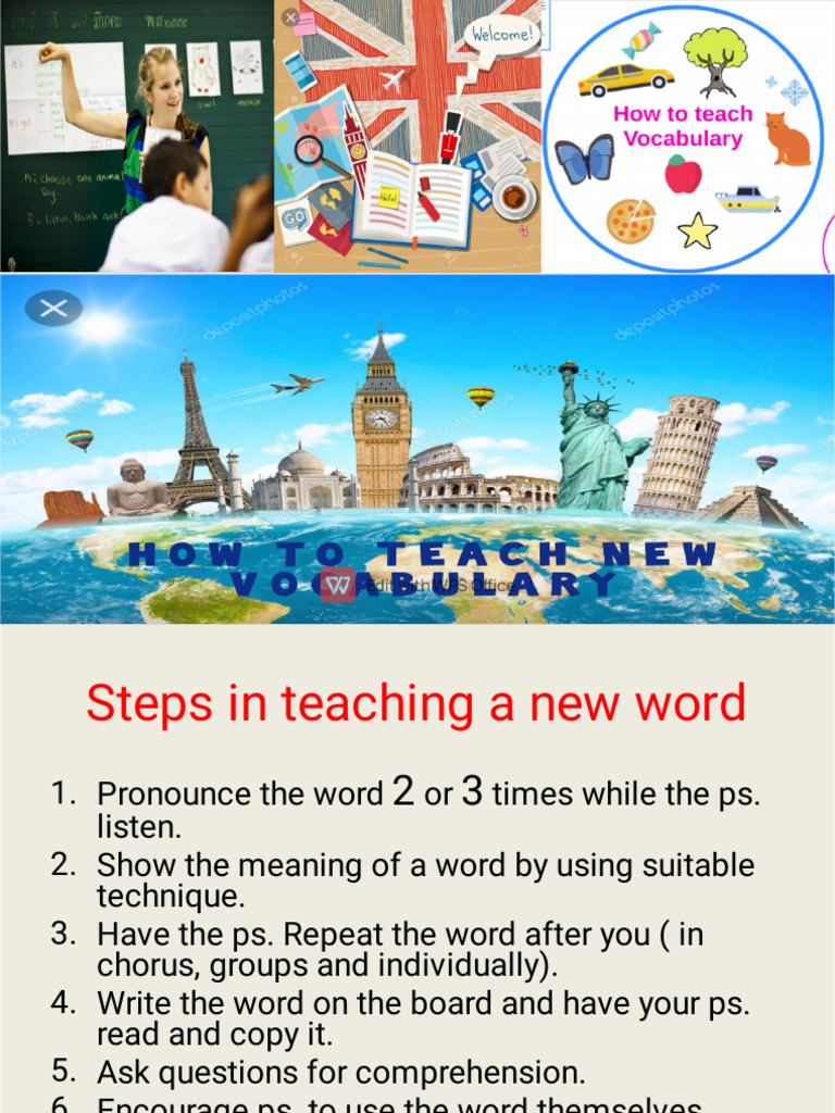 How To Teach New Vocabulary | PDF