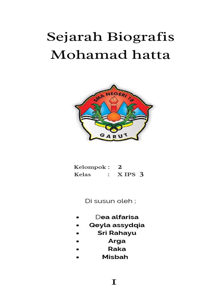Biografi Mohamad Hatta | PDF