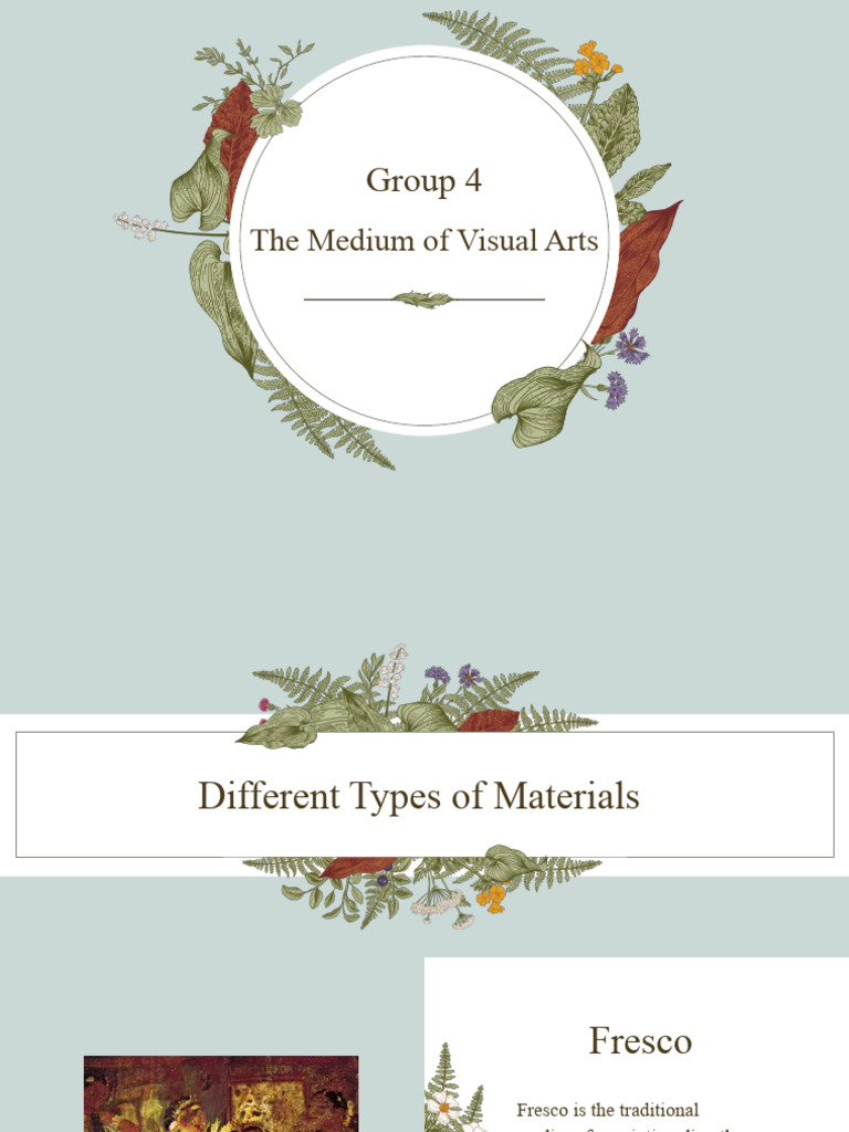 The Medium of Visual Arts | PDF | Paintings | Acrylic Paint