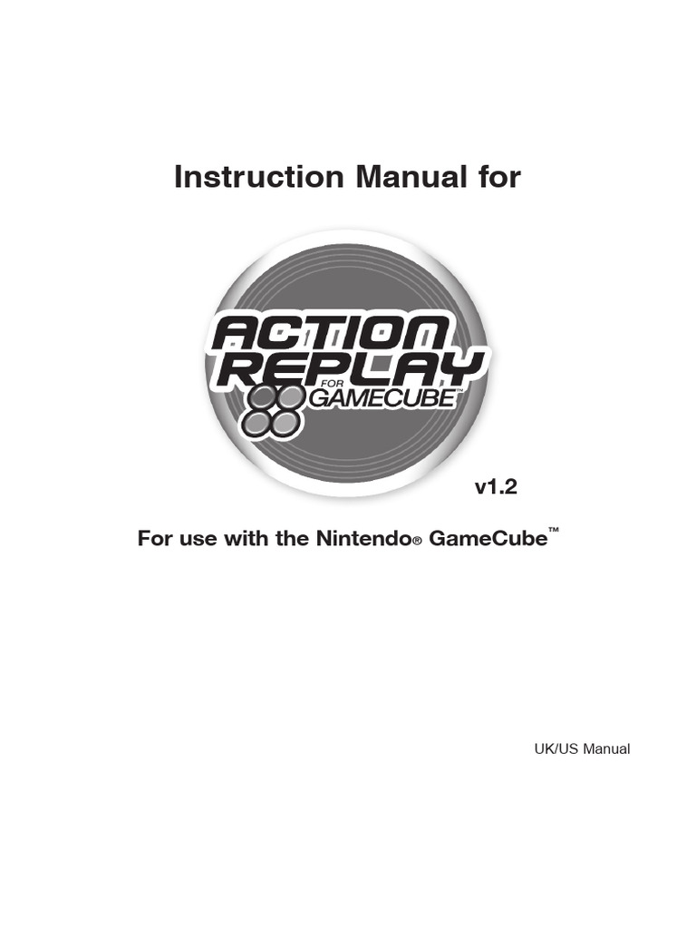 Manual ActionReplayGameCube | PDF