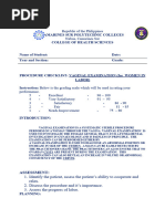 Internal Examination in Pregnancy | PDF | Childbirth | Medical Specialties