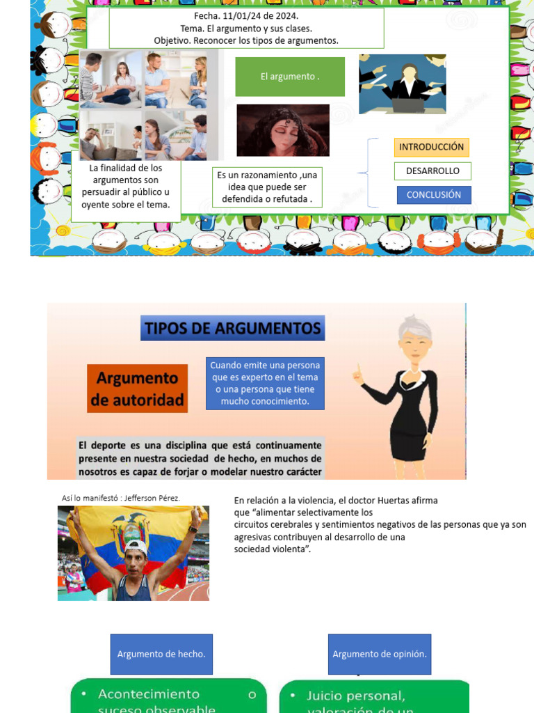 EL Argumento y Sus Tipos. | PDF