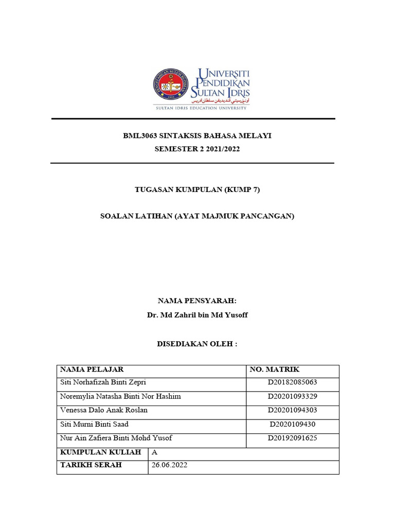 Soalan BML | PDF