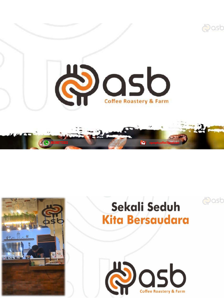 Brosur ASB Coffee Roastery & Farm-2 | PDF | Memasak, Makanan, & Anggur