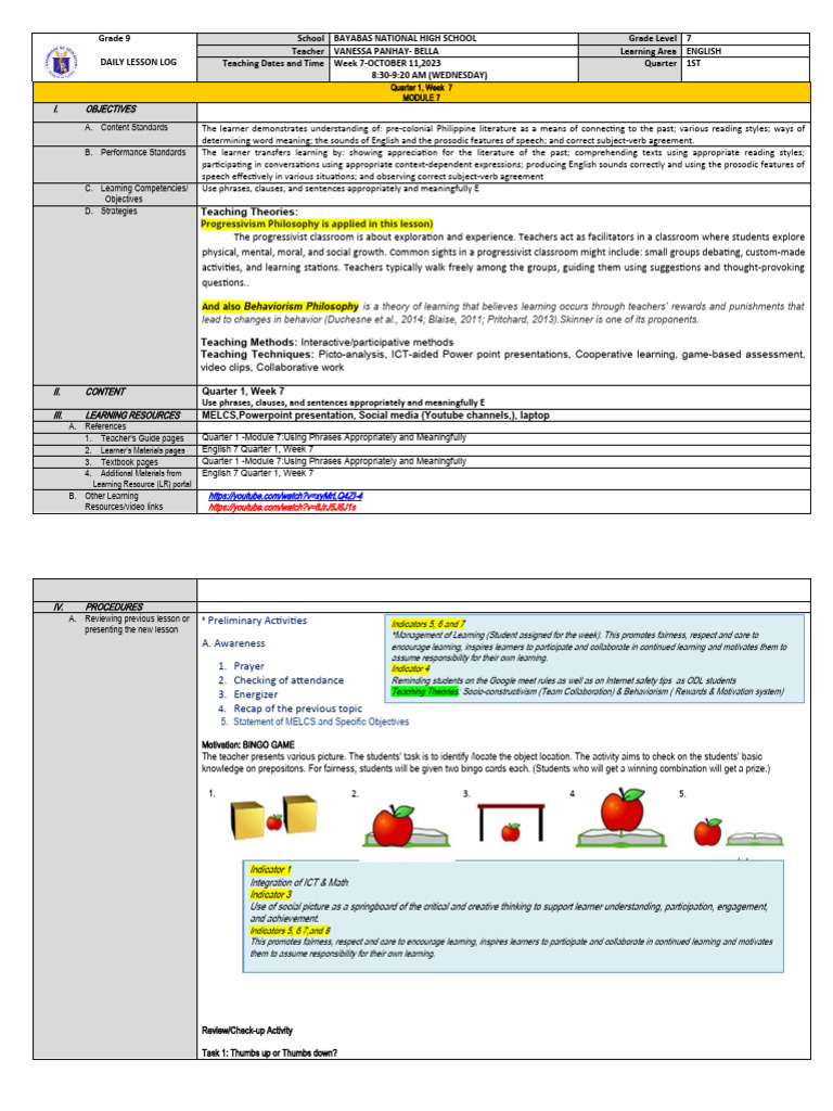 Co1-Dll 2023 | PDF | Learning | Educational Technology