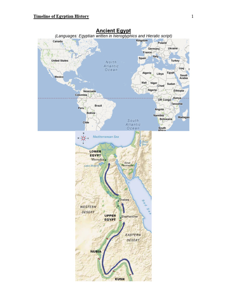 Timeline Egypt | Download Free PDF | Ancient Egypt | Egyptian Pyramids