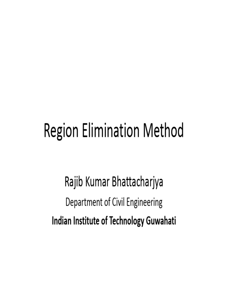 Region Elimination Method | Download Free PDF | Applied Mathematics ...