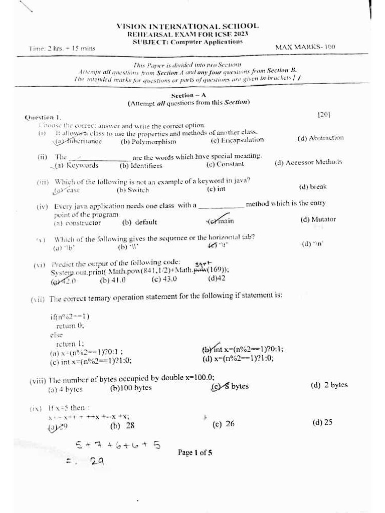 Vis Comp Prelim 23 | PDF | Parameter (Computer Programming) | Boolean Data Type