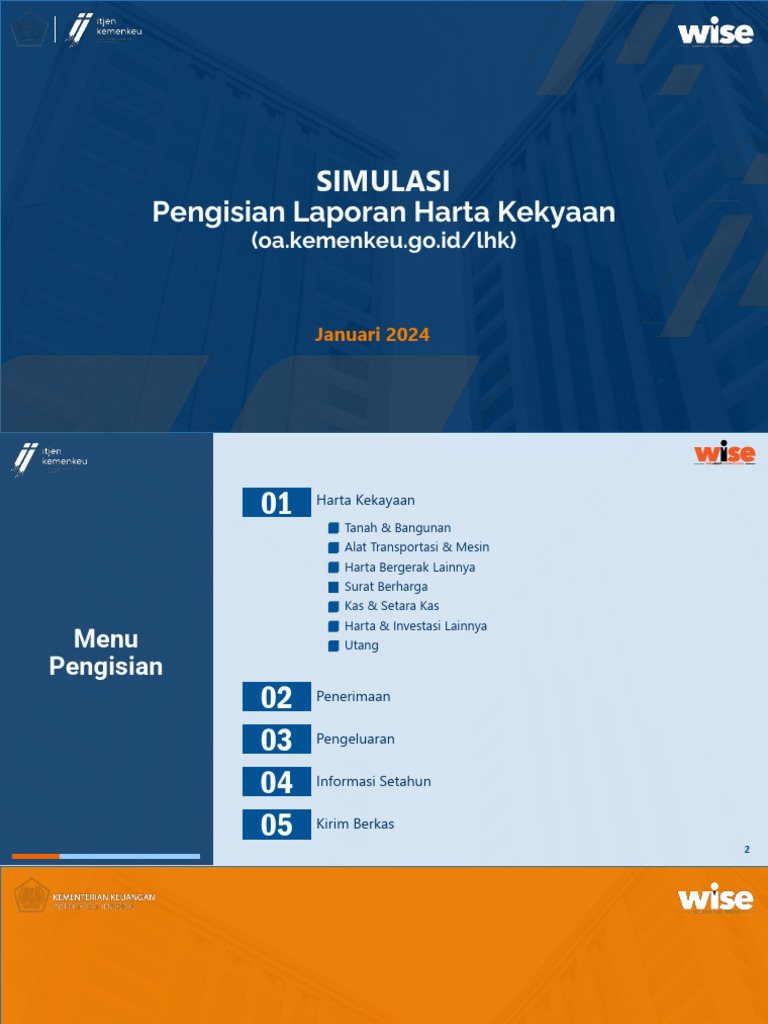 Simulasi Pengisian LHK | PDF