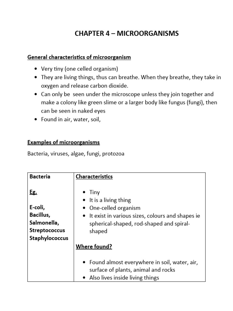 Chapter 4 Microorganism Pdf Algae Virus