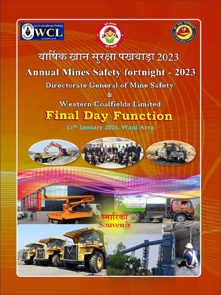 Annual Mines Safety Fortnight-2023 Final | PDF | Occupational Safety ...