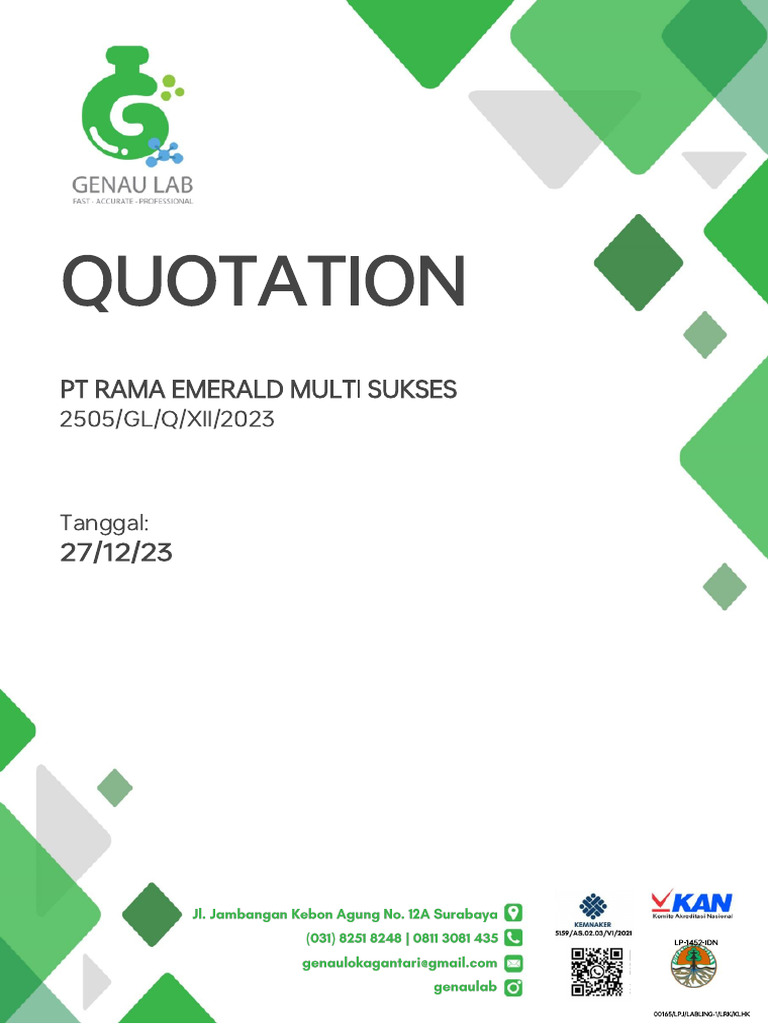 QUOTATION .xlsx - Quotation | PDF