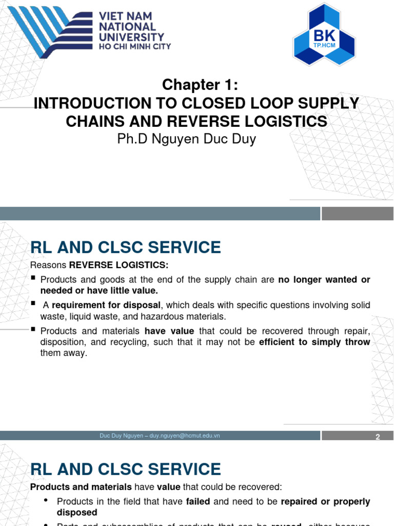 Chapter 1 - Part 2 | PDF | Logistics | Waste