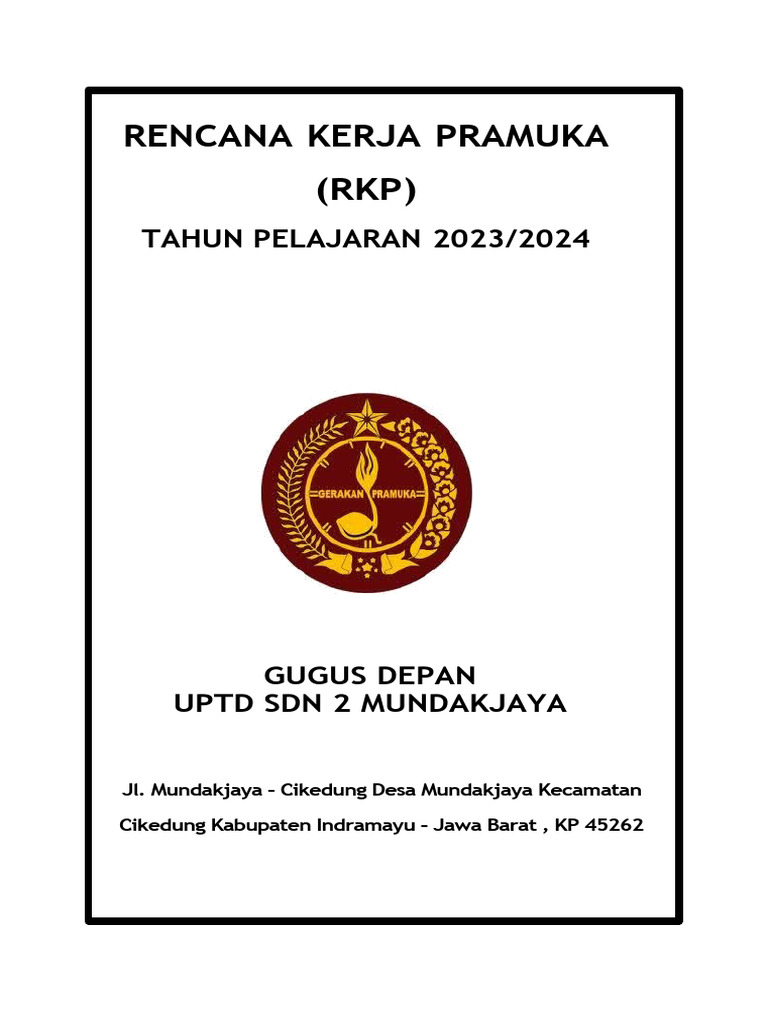 Program Pramuka 2023 - 2024 | PDF | Karier & Perkembangan