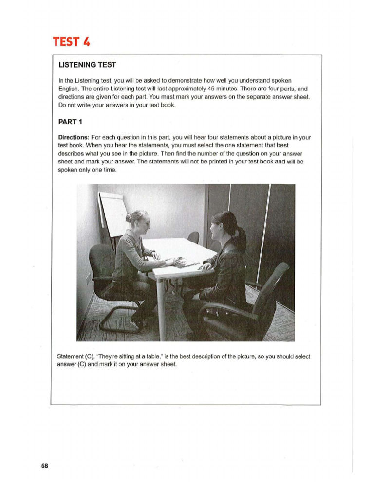 Part 1-Test 4-Vol A | PDF