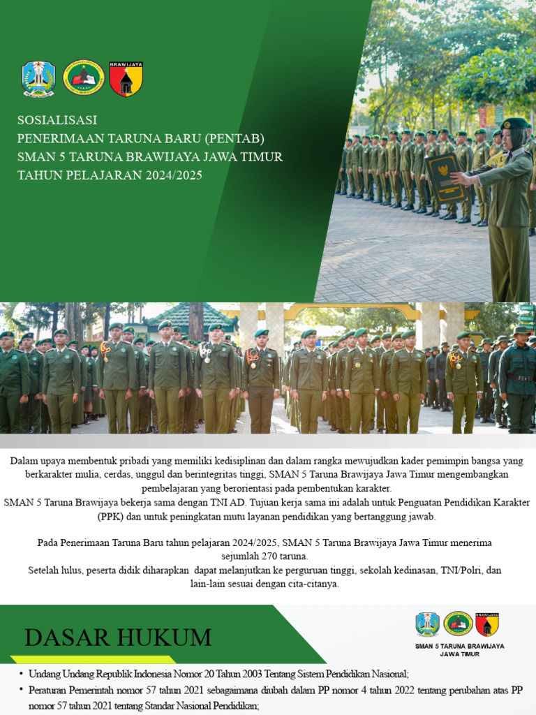 Sosialisasi Pentab Smatajaya 2024 | PDF