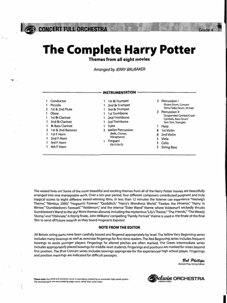 The Complete Harry Potter SCORE | PDF