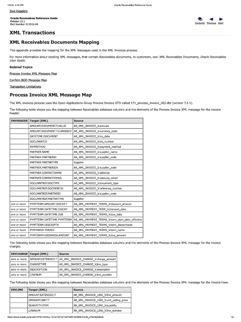 XML Transactions | PDF
