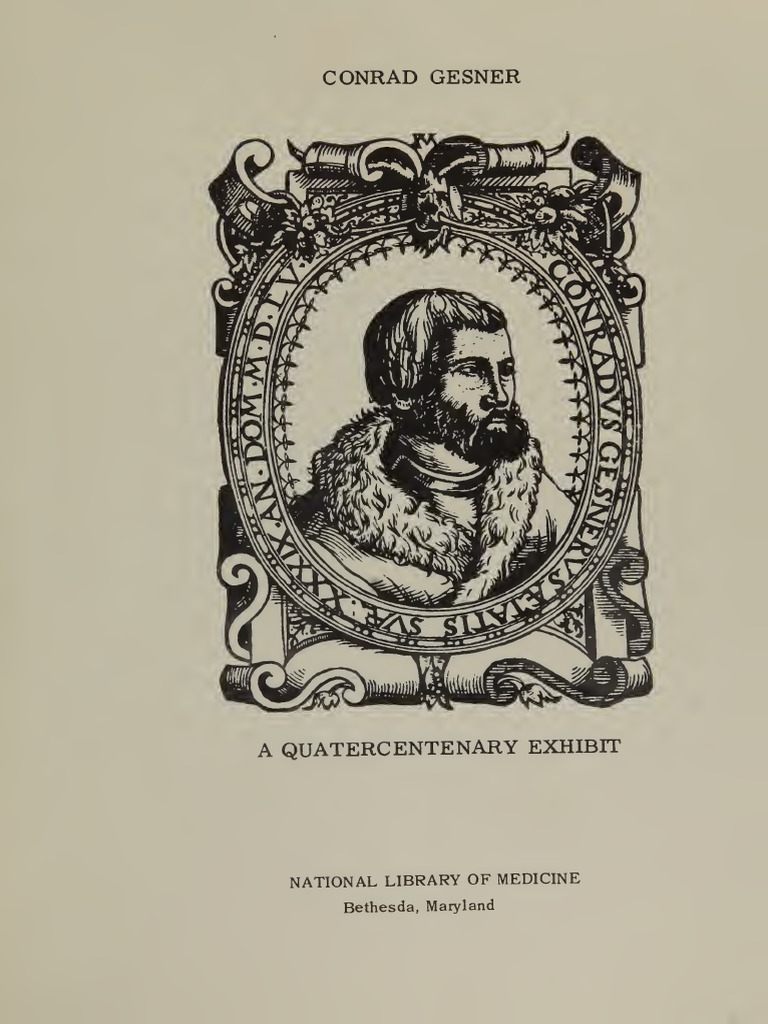 Conrad: Gesner | PDF