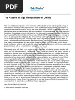 Iago's Soliloquies in Othello Explained | PDF | Iago | Othello