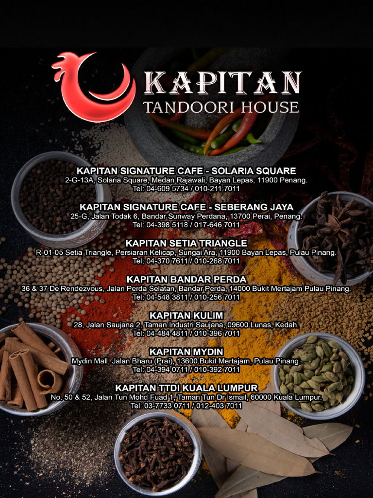 4 Kapitan Menu 2022 | Download Free PDF | Kebab | Foods