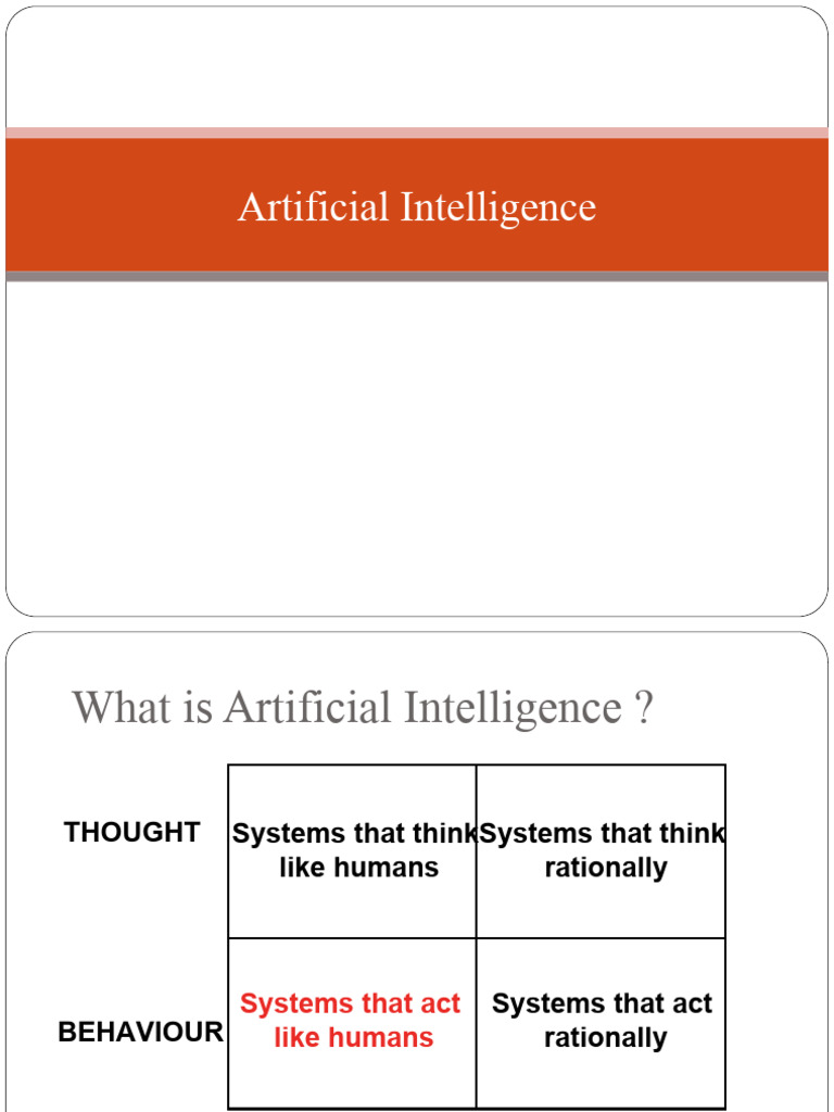 Ai Intro | PDF | Artificial Intelligence | Intelligence (AI) & Semantics