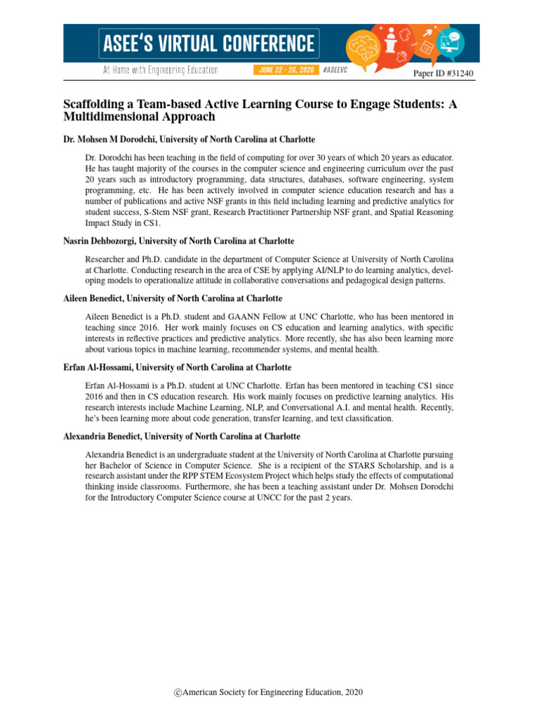 Dorodchi Et Al. (2020) | PDF | Learning | Cognitive Science