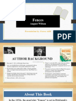 August Wilson + Fences | PDF | Fences (Play)