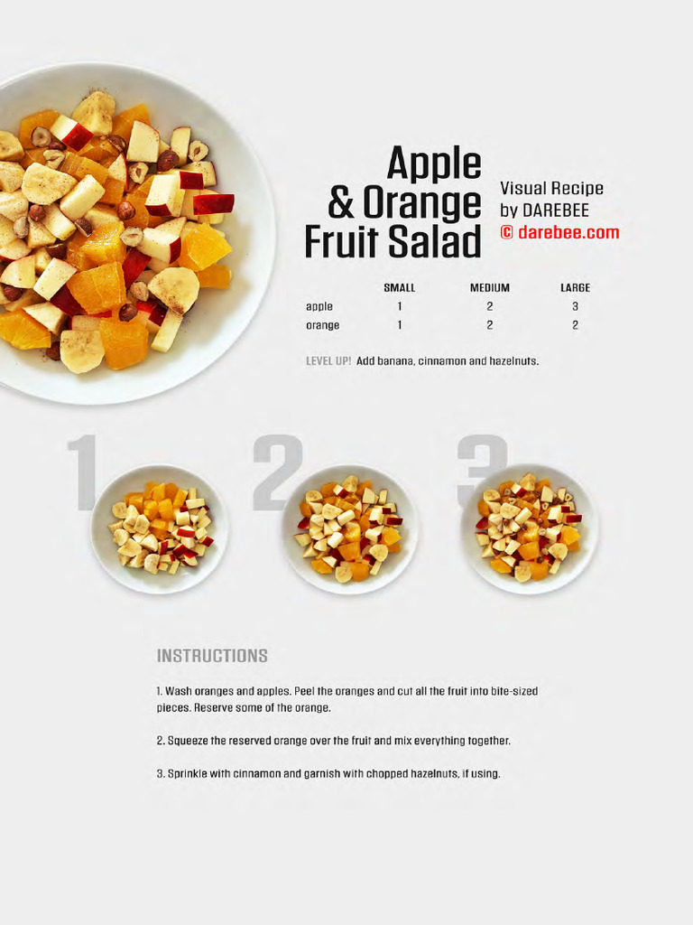 Apple Orange Fruit Salad | PDF