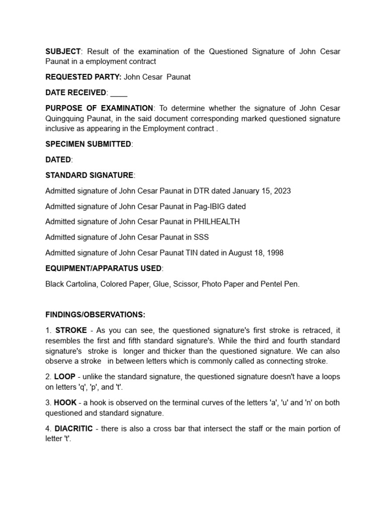 Findings and Observation | PDF