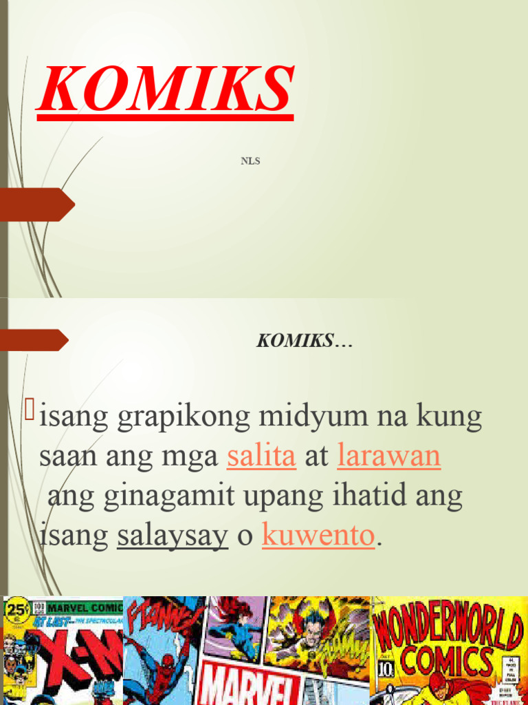 KOMIKS PPT | PDF