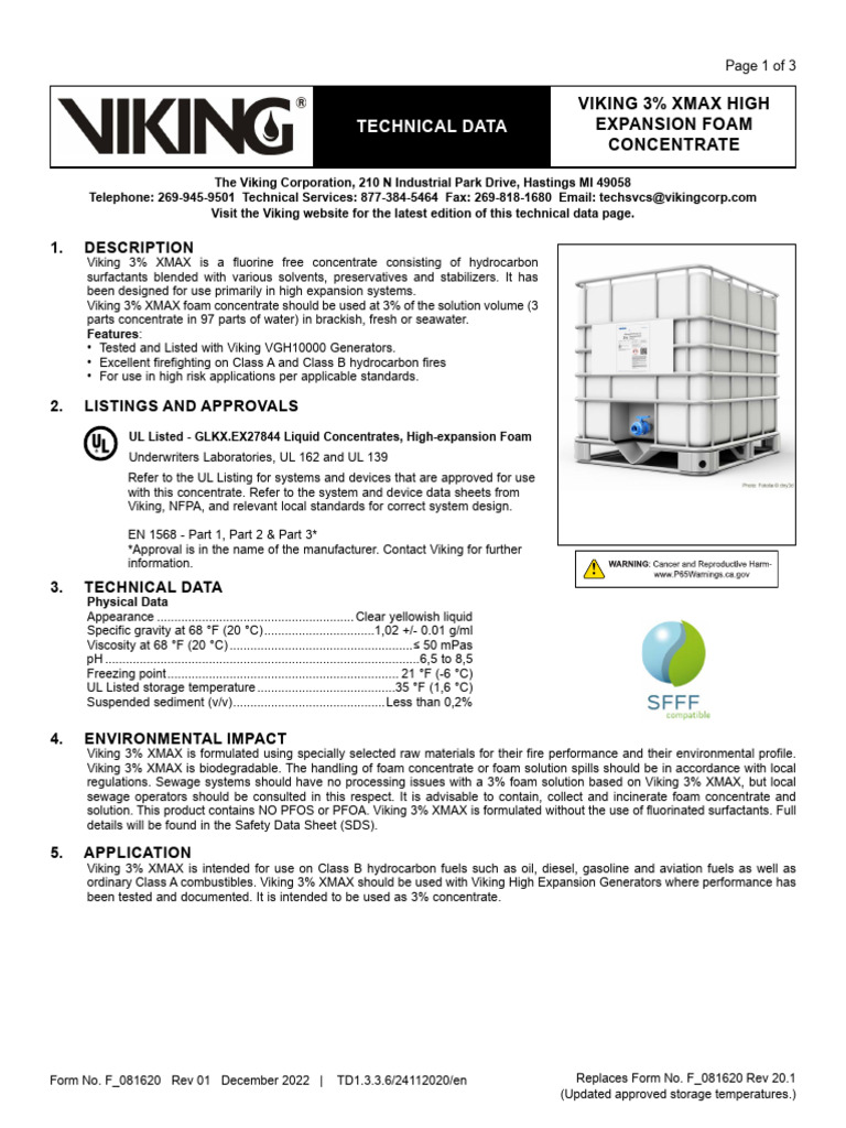 Technical Data: 1. Description | PDF | Chemistry | Industrial Processes