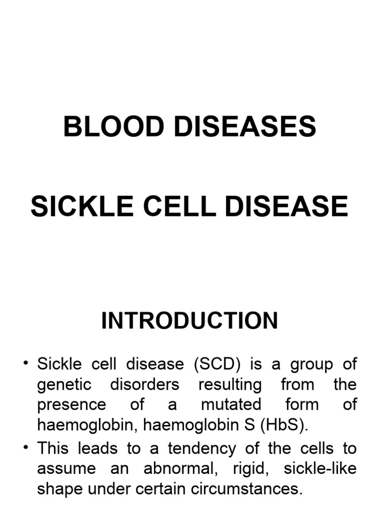 12 Sickle Cell Disease | PDF | Medicine | Physiology