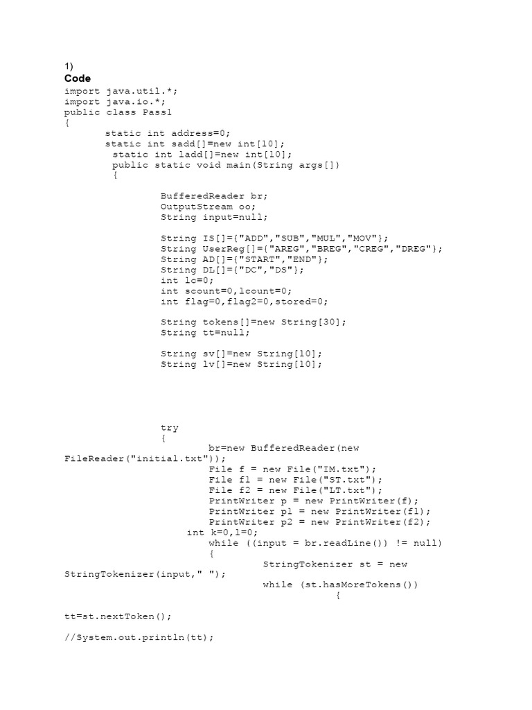 Spos Program | PDF | Pointer (Computer Programming) | Mathematical Logic