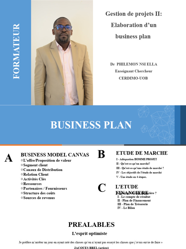 Business Plan Complet | PDF | Fonds de roulement | Plan d'affaires