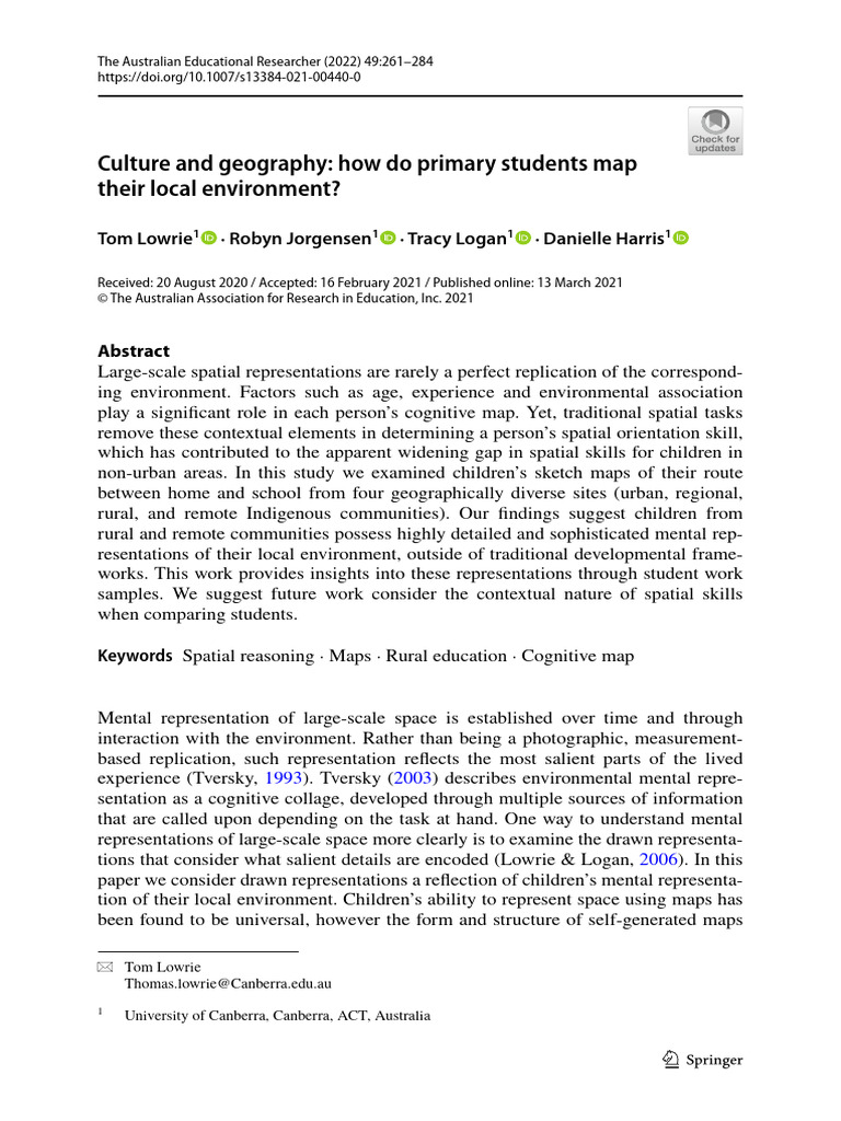 S4-Reading-Culture and Geography How Do Primary Students | PDF ...
