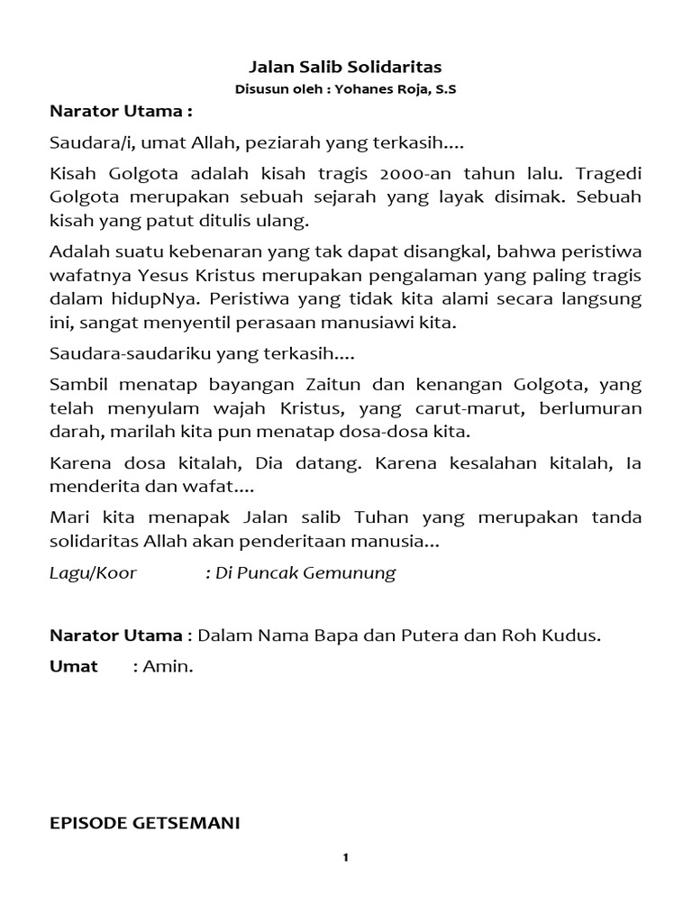 Naskah Tablo Final | PDF