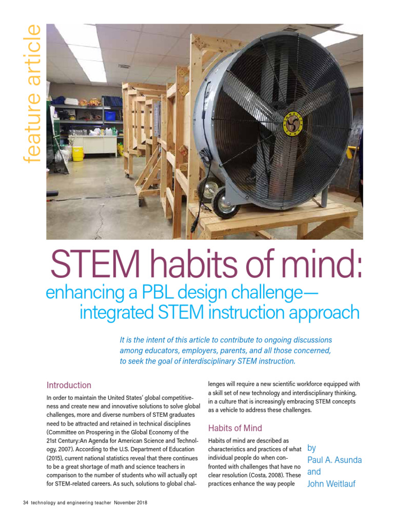 Reading-STEM Habits of Mind | PDF | Science, Technology, Engineering ...