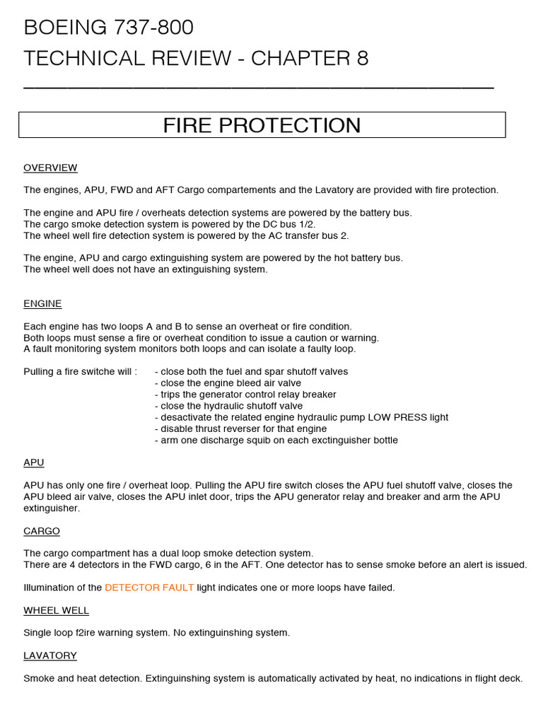 BOEING 737-8 Fire | PDF