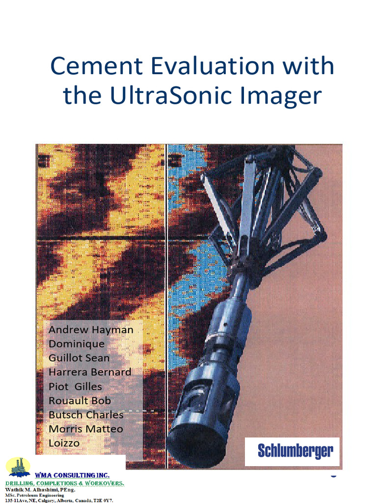 Cement Evaluation With Usit | PDF | Ultrasound | Acoustics