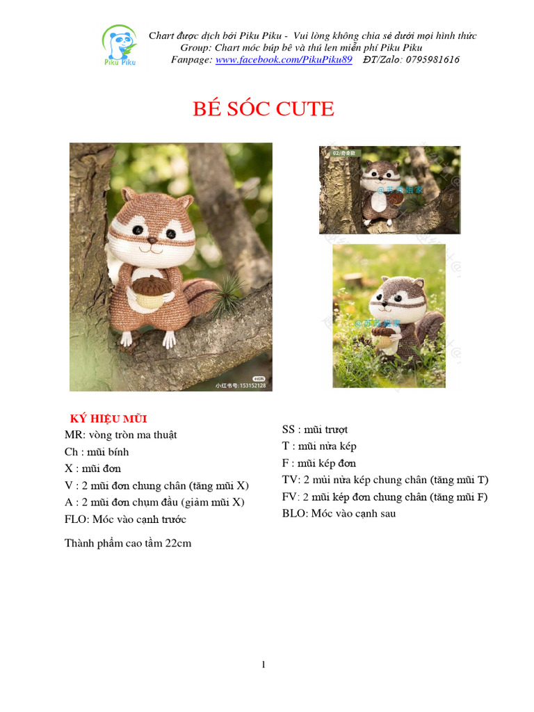 Chart Sóc Cute | PDF