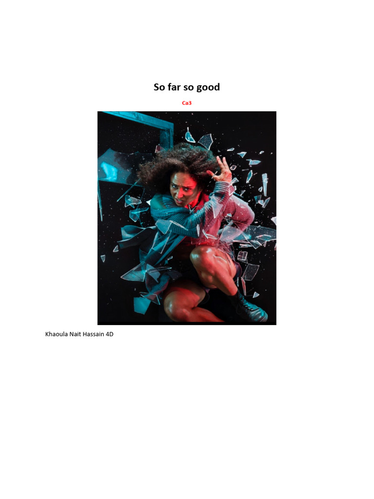So Far So Good | PDF