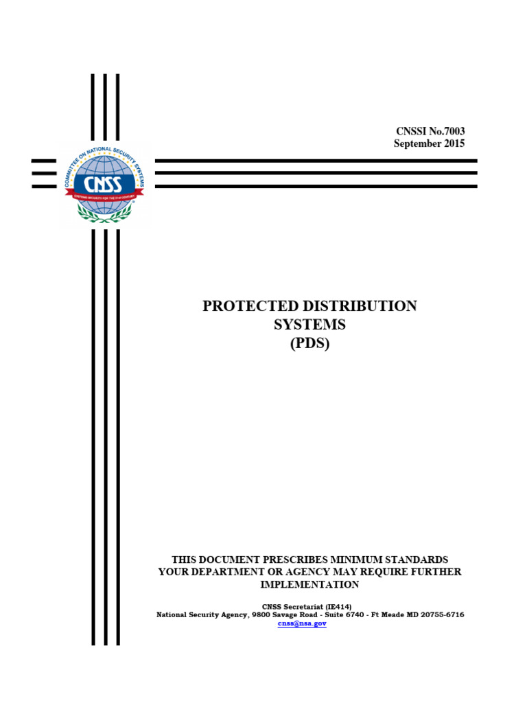 CNSSI 7003 PDS September 2015 | PDF | Classified Information In The ...