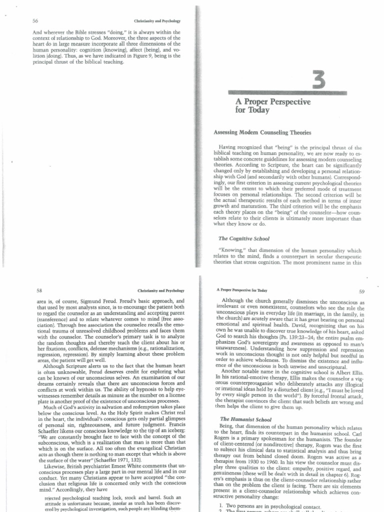 A Proper Perspective For Today | PDF