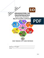 Edited Esp 10 Module 8 Layunin Paraan Sirkumstansya | PDF