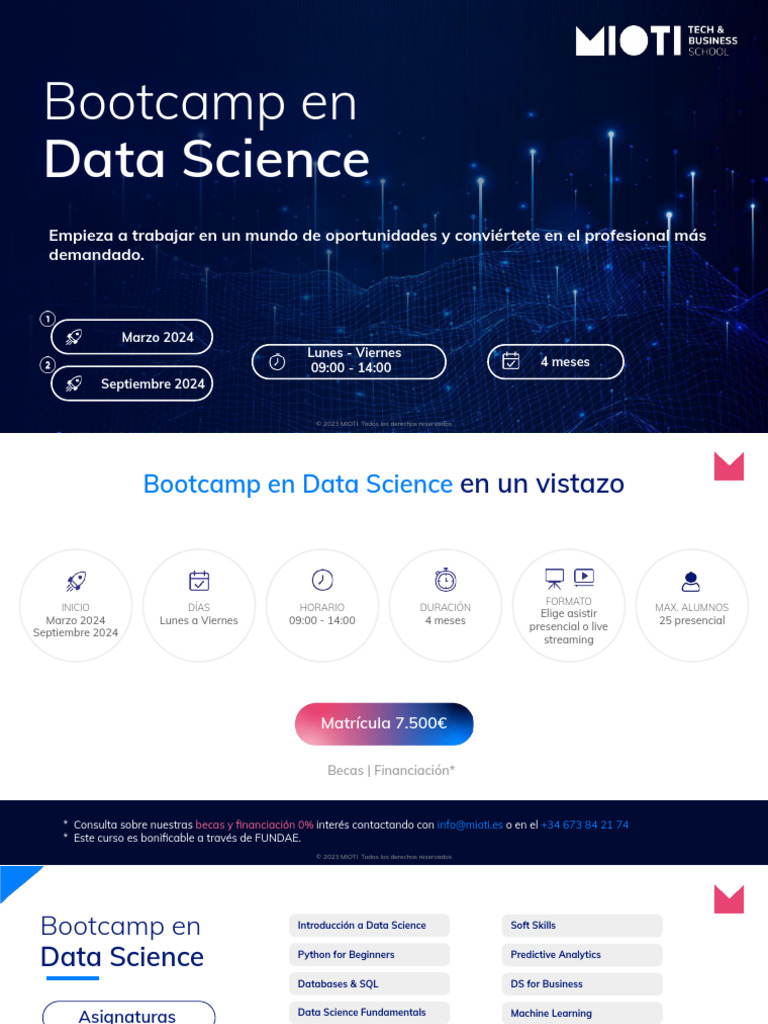 MIOTI - Dossier - Bootcamp Data Science - C - A24 | PDF | Aprendizaje automático | Visión por ...