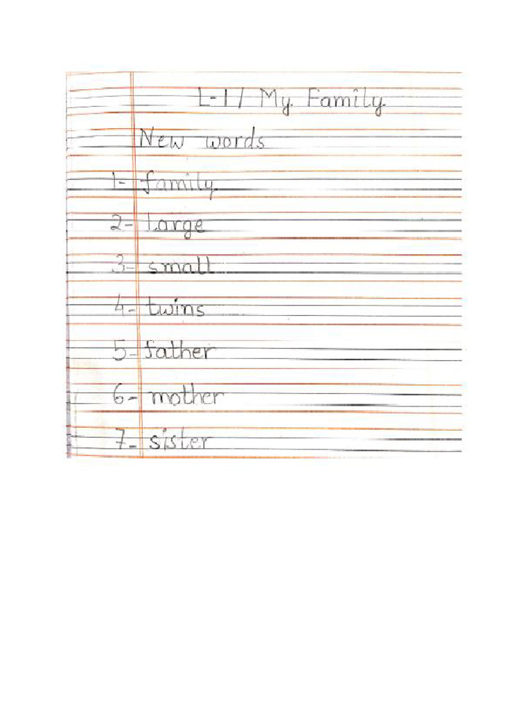 My Family | PDF